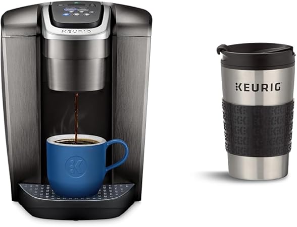 Keurig K-Elite Single-Serve K-Cup Pod Coffee Maker- Brushed Slate ...