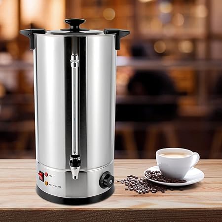 Coffee Maker-25L Electric Hot Water Boiler Stainless Steel Tea Urn ...
